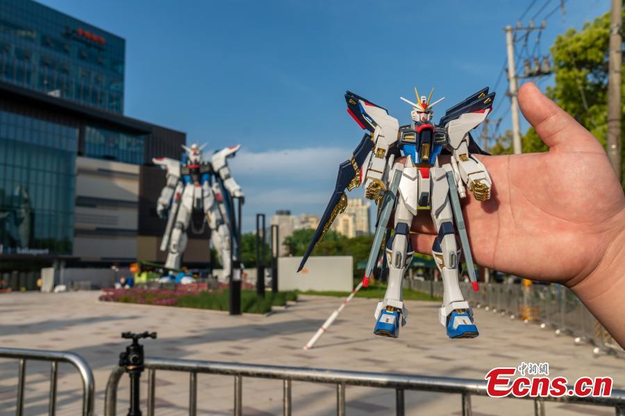 Life size Freedom Gundam Statue Unveiled In Shanghai China Minutes Life size Freedom Gundam Statue Unveiled In Shanghai China Minutes