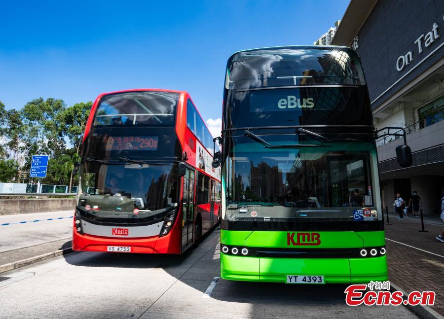 First batch of double-decker electric buses to hit road in Hong Kong