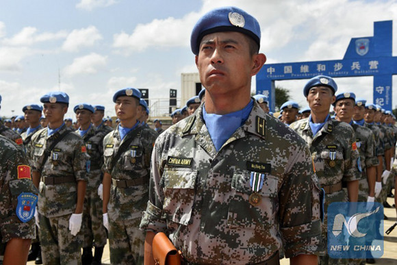 Chinese peacekeepers honored in S Sudan
