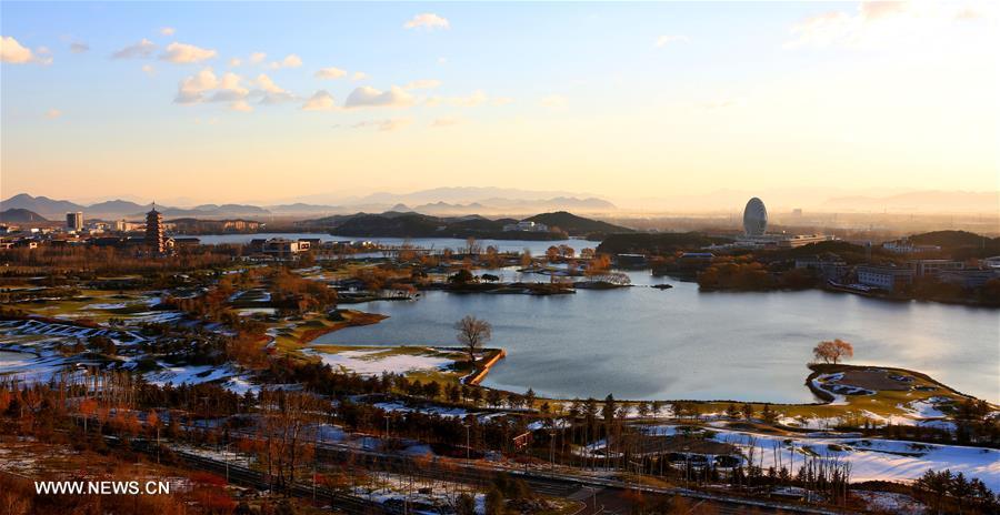 Breathtaking scenery of Yanqi Lake in Beijing(5/7)