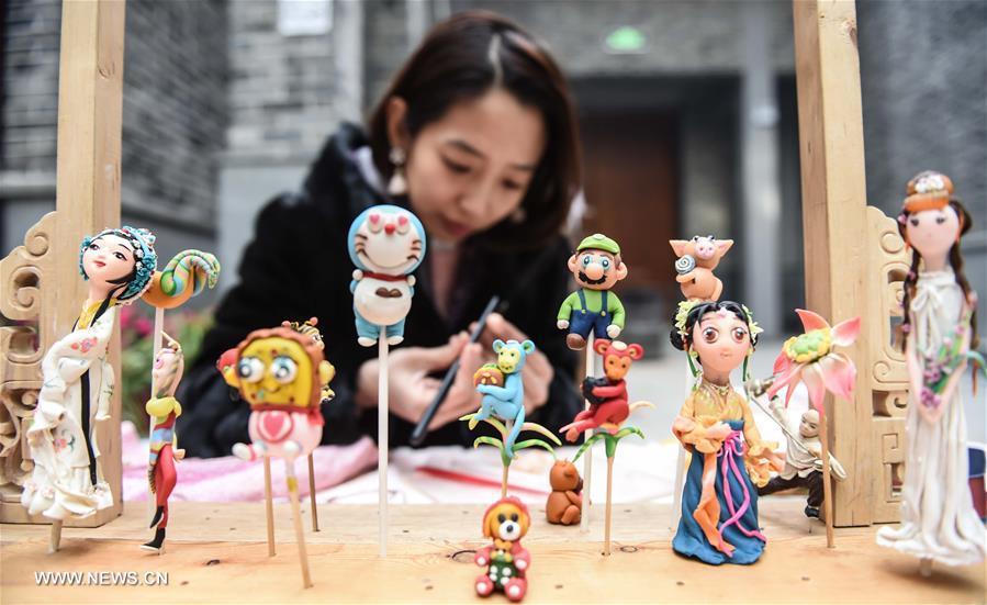 Dough modelling maker combines traditional Chinese skill with lovely ...