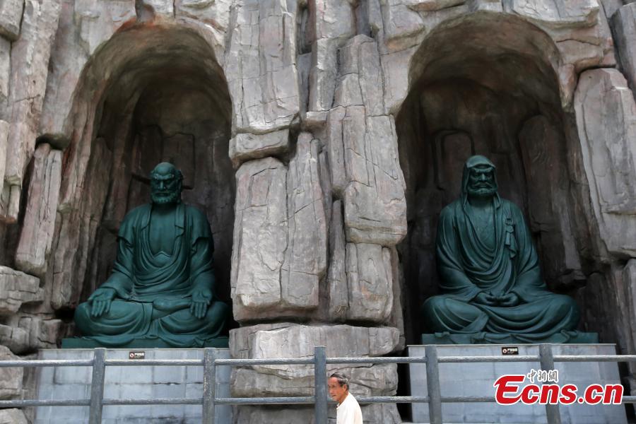 Dharma caves in East China opens to public (1/5)