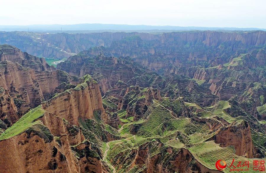 Divinely 'crafted' stone forest near Yellow River(2/10)