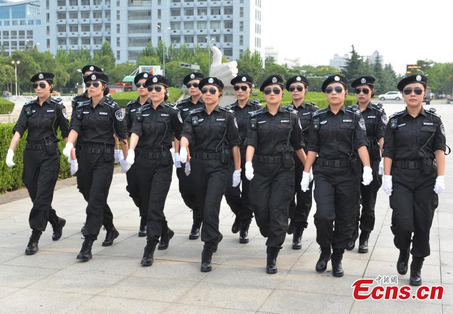 Jiangsu has first female chengguan unit on duty