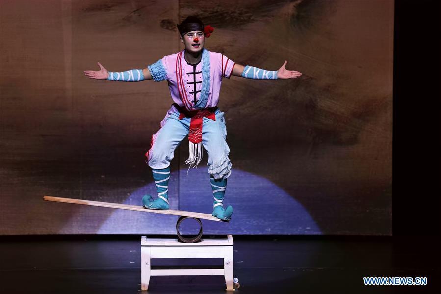 Chinese acrobats perform in Chicago(1/5)