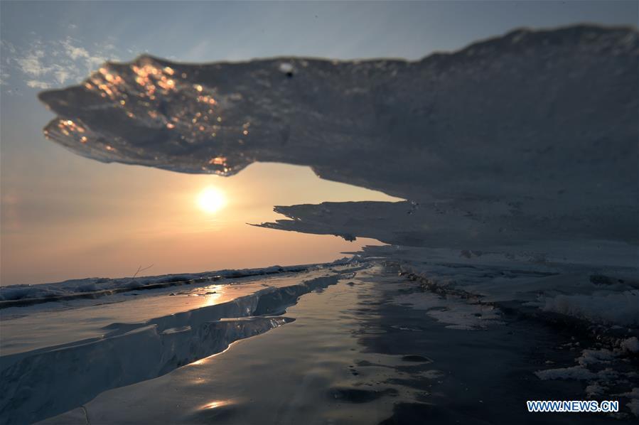 Amazing ice floe in northeast China (14/16)