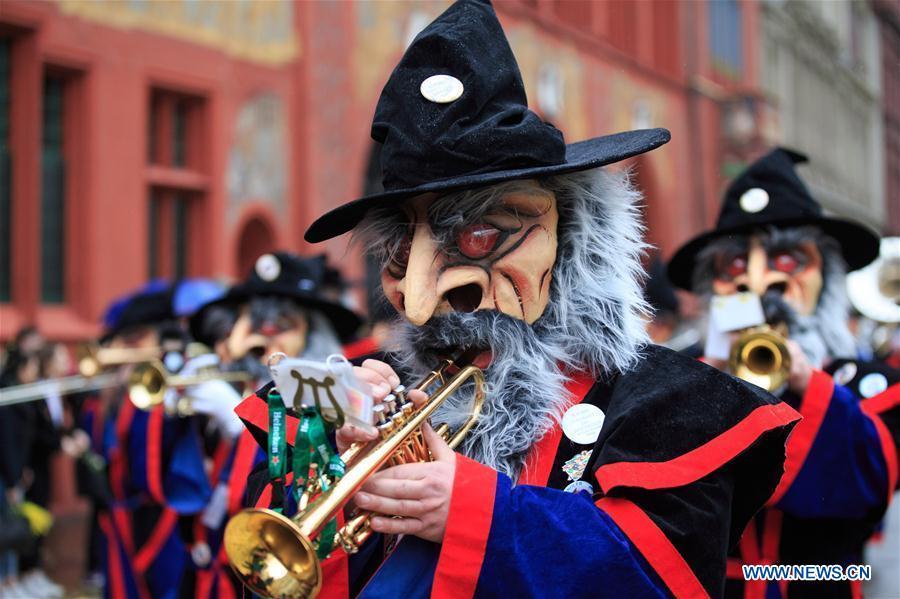Carnival of Basel 2017 held in Switzerland (2/13)