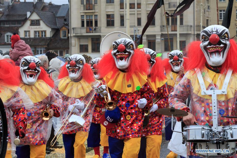 Carnival of Basel 2017 held in Switzerland (1/13)