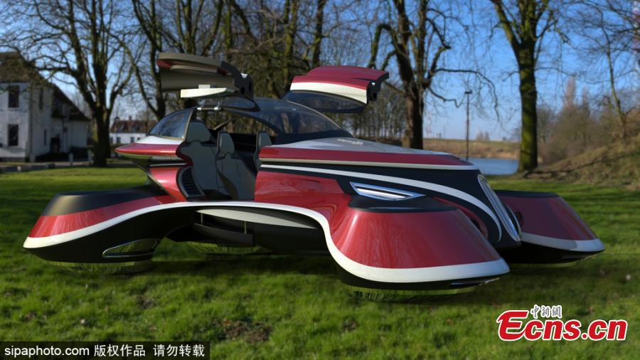 Italian firm shows retro flying car concept (1/5)
