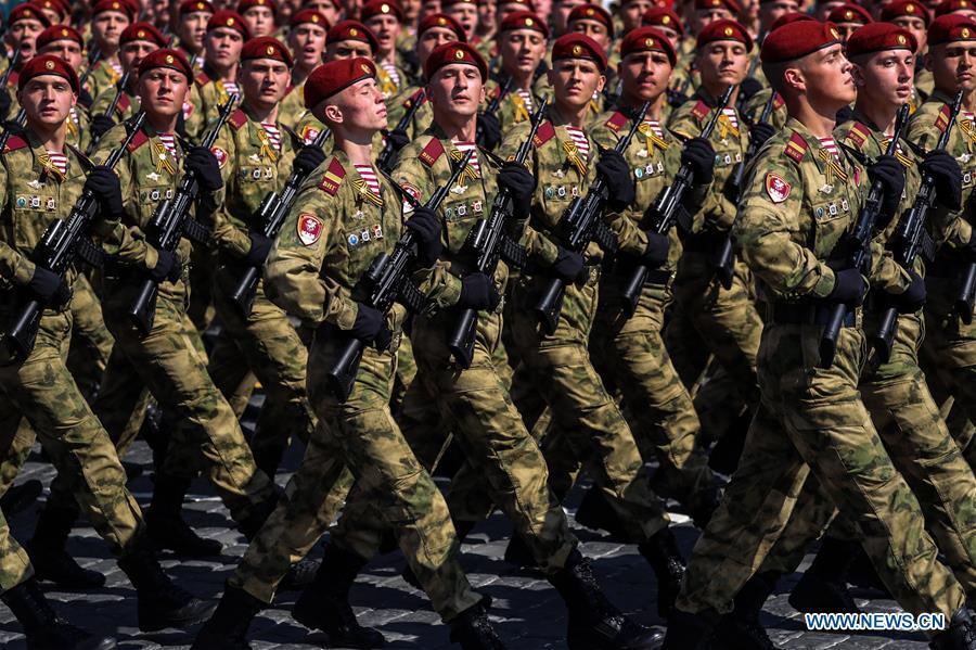 Rehearsal for Victory Day parade held in Moscow