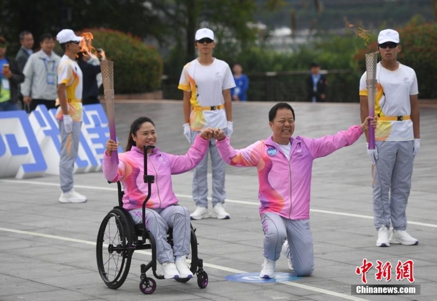 Torch relay of 4th Asian Para Games starts in Hangzhou