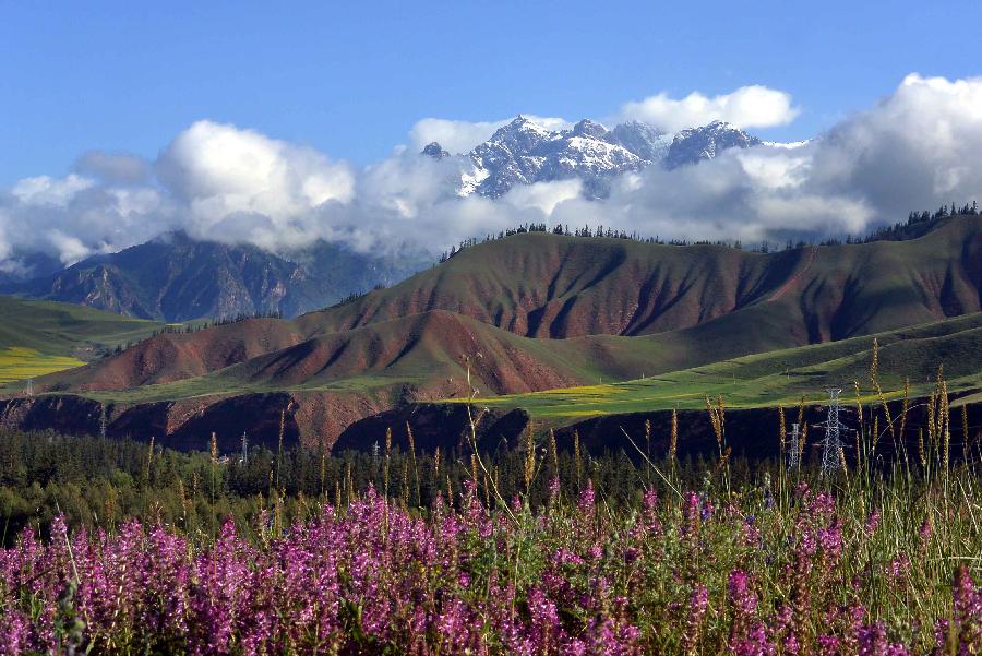 Scenery of Qilian Mountains (1/9) - Headlines, features, photo and ...