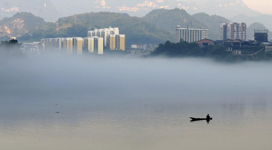Scenery of Qingjiang River in China's Hubei Province (1/4) - Headlines ...