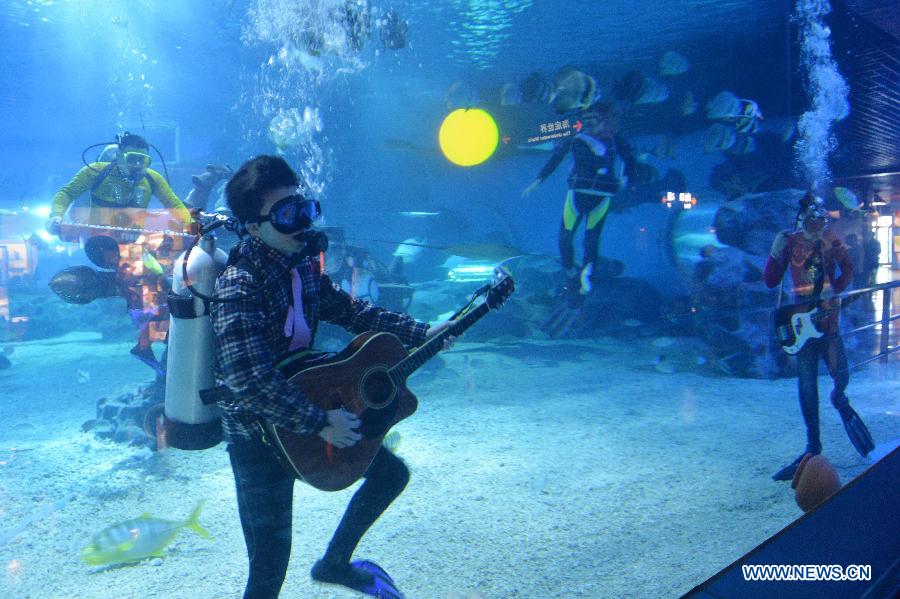 Concert staged under the sea in N. China (2/4) - Headlines, features ...