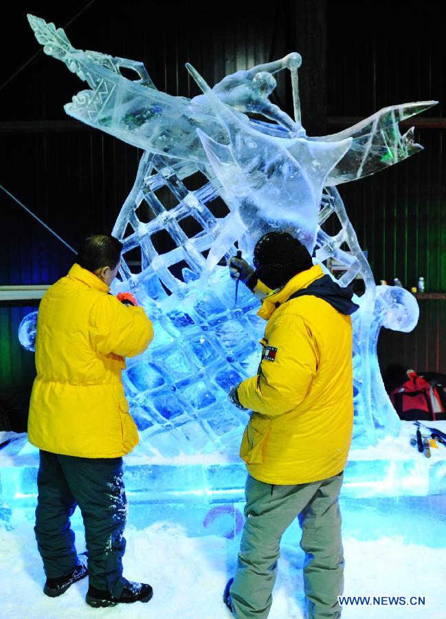 China Harbin Intl Ice Sculpting Contest kicks off (3/7) - Headlines ...